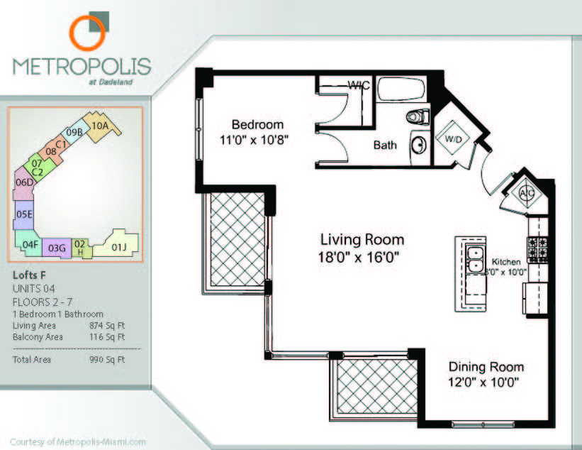 Metropolis Miami - Floor Plans