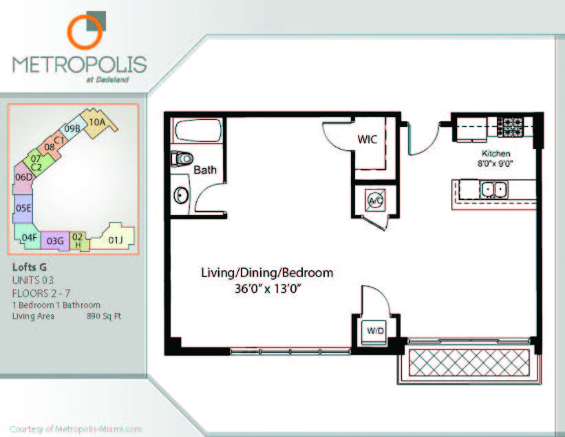 Metropolis Miami - Floor Plans